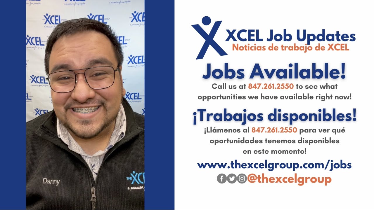 XCEL Job Updates | Week of January 6, 2021 - YouTube