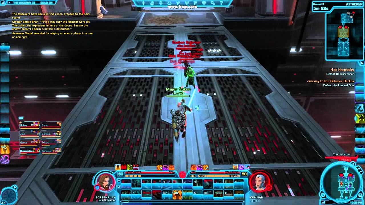 SWTOR - 50 Jedi Guardian PvP - YouTube