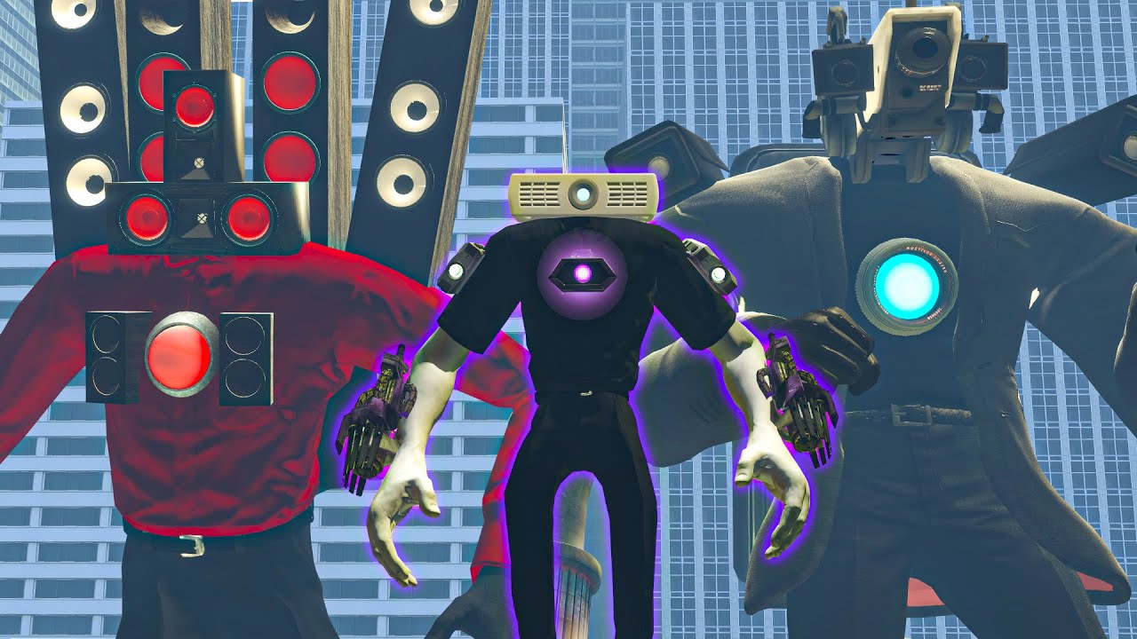 MECHA PROJECTOR MAN AND CAMERA MAN BOSSES VS SKIBIDI TOILET BOSSES ...