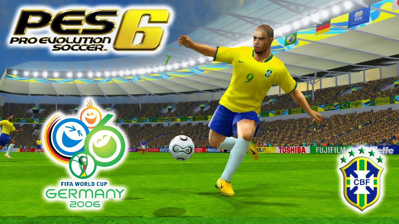 JOGANDO PRO EVOLUTION SOCCER 6 - COPA DO MUNDO DE 2006 COM O BRASIL ...