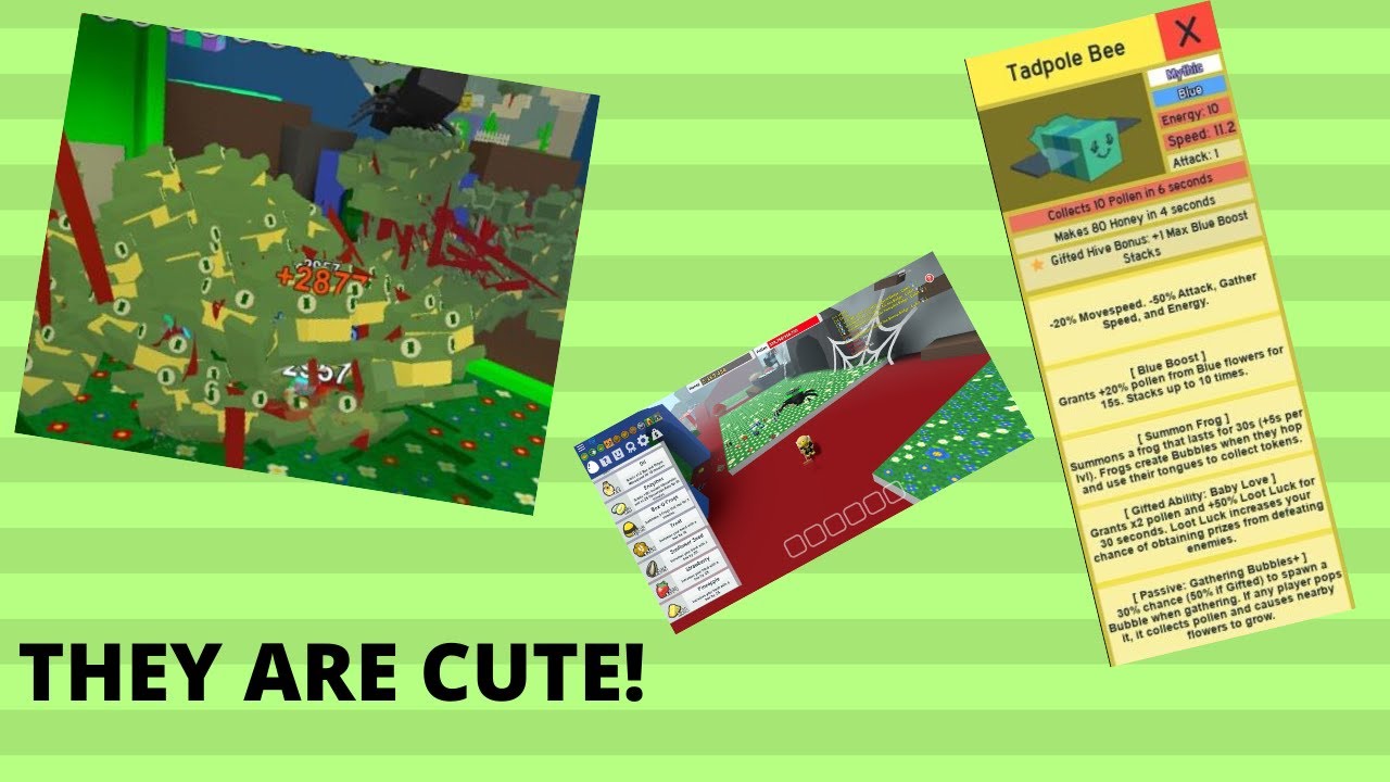*NEW* FROG MOBS! + CHRISTMAS MAP RETURNS + TADPOLE BEE STATS! Bee Swarm ...
