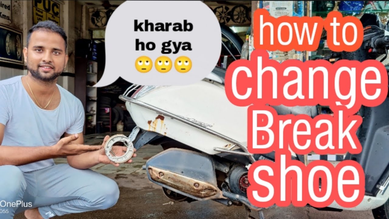 How to change tvs Jupiter rear brake shoe | detailed video | the ...