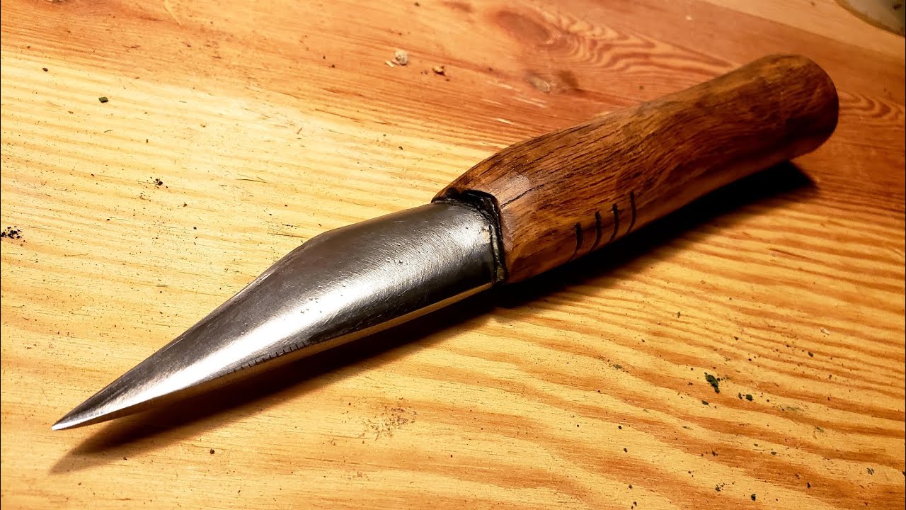 DIY Skinning Knife For Off-Grid Cabin - YouTube