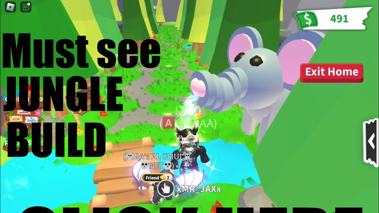 Insane builds #jungle #howtobuild # build in adopt me - YouTube