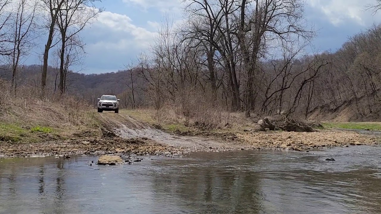 Trans Wisconsin Adventure Trail Toyota 4Runner Creek Crossing - YouTube