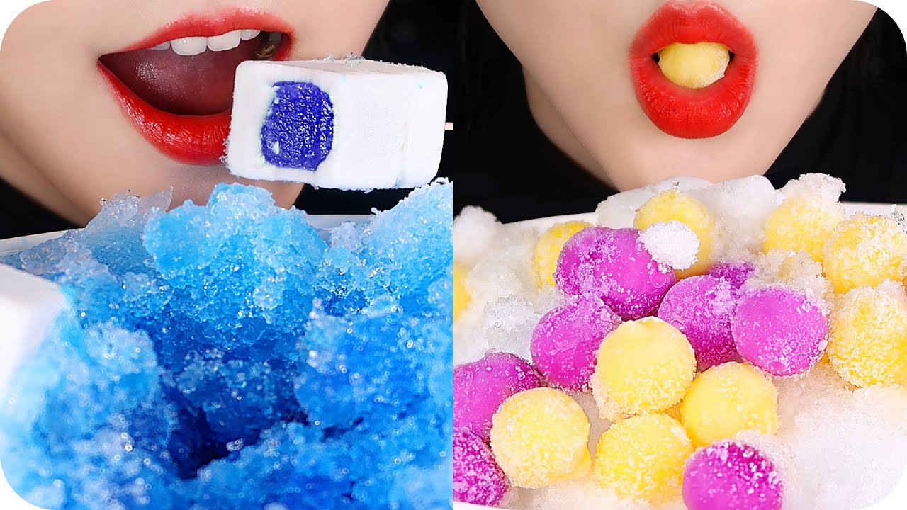 ICE ASMR COMPILATION #4 🧊 ️ - YouTube