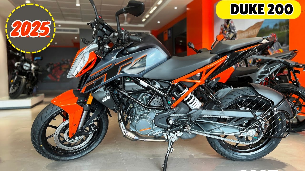 2025 KTM Duke 200 TFT Display Dark Color Detailed Review | Features ...