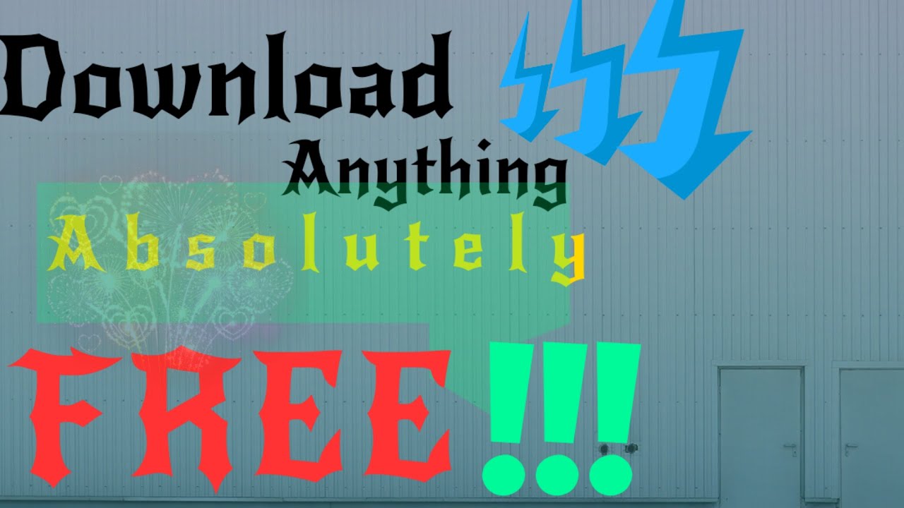 How to Download Anything. - YouTube