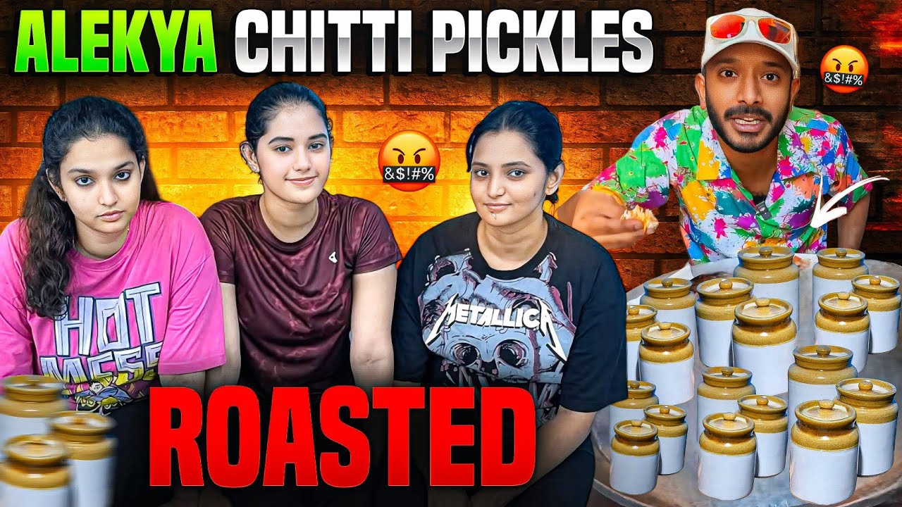 Alekhya chitti pickles roast 😬 | Telugu roast | Roasted by surya 🔥 ...