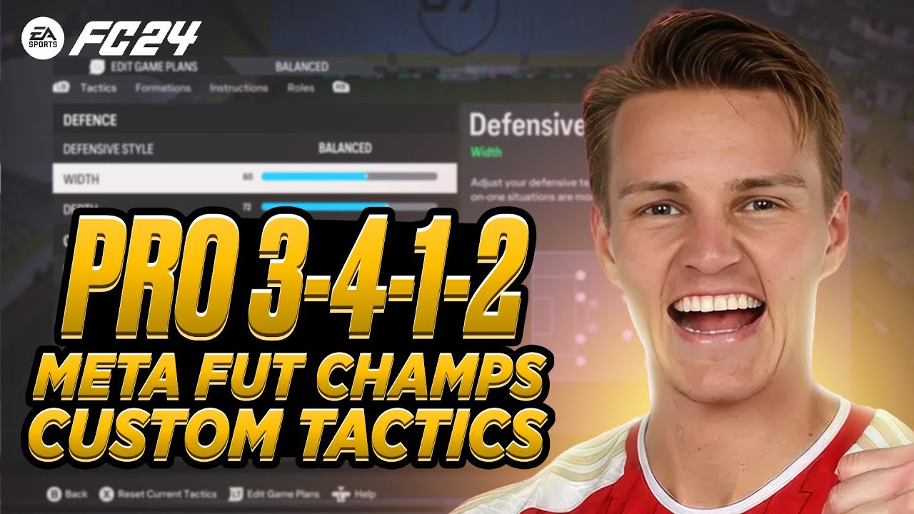 🚨UPDATED🚨 3421 META CUSTOM TACTICS + INSTRUCTIONS! FC 24 - YouTube