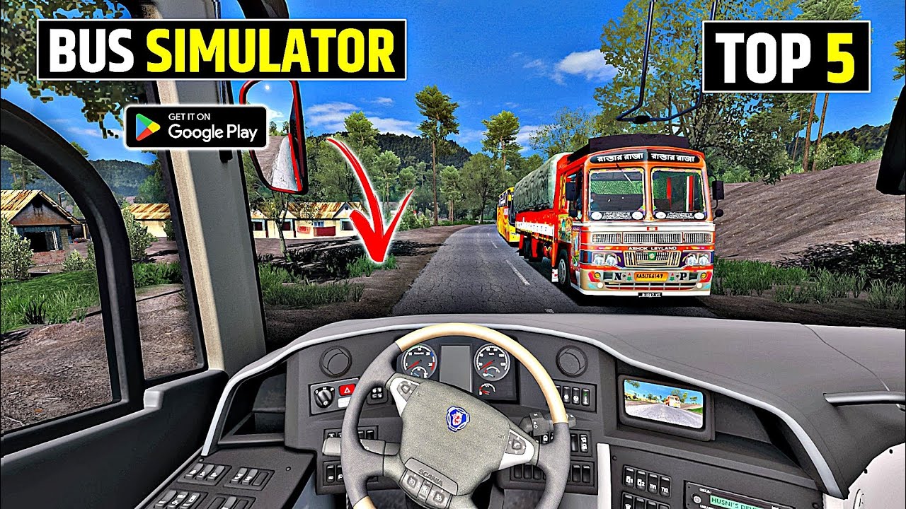 Top 5 Bus Simulator Games for Android | Top 5 Bus Game | Best Bus ...