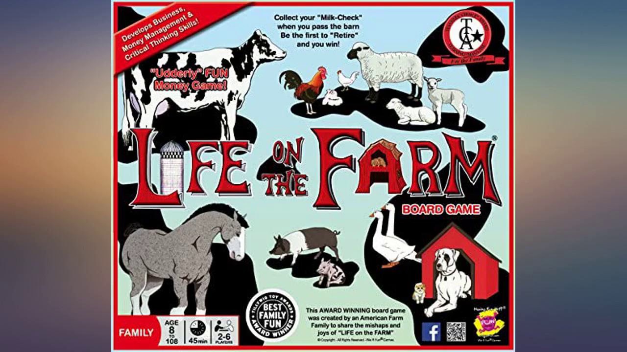 Life on the Farm Board Game review - YouTube