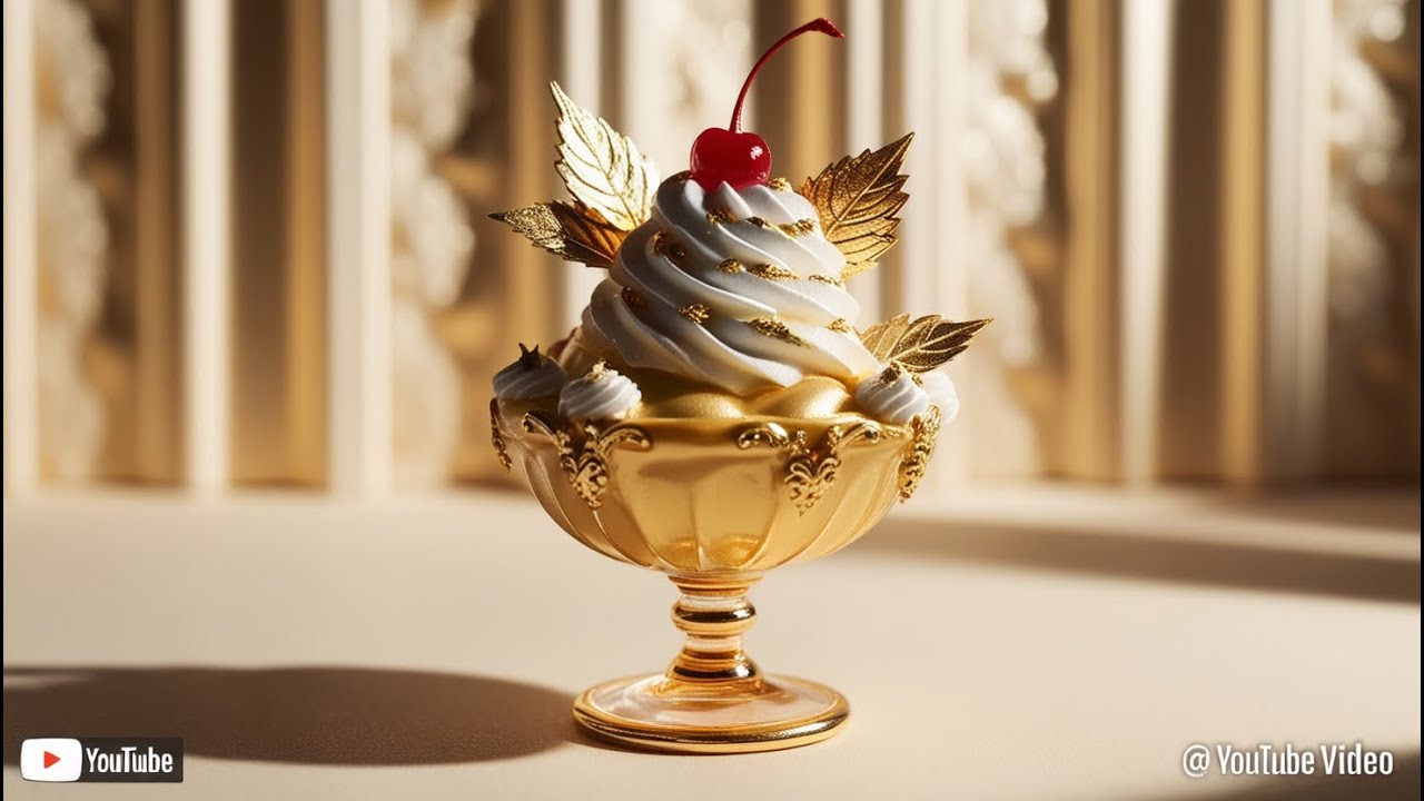 Un Pastel de Lujo! Golden Opulence Sundae" - YouTube