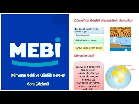 Dünyanın Şekli ve Günlük Hareketi | Soru Çözümü