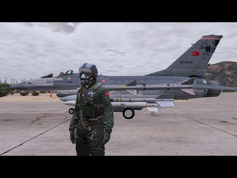GTA 5 Turkish Air Force F-16