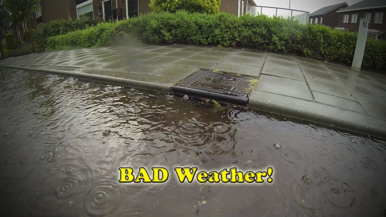 Really bad weather! Storm in Twente! - YouTube