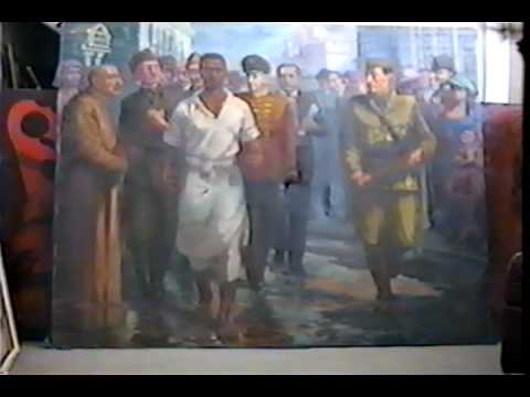 Ethiopian Art: Samuel Sharew in his Addis Abeba studio, 1997 - YouTube