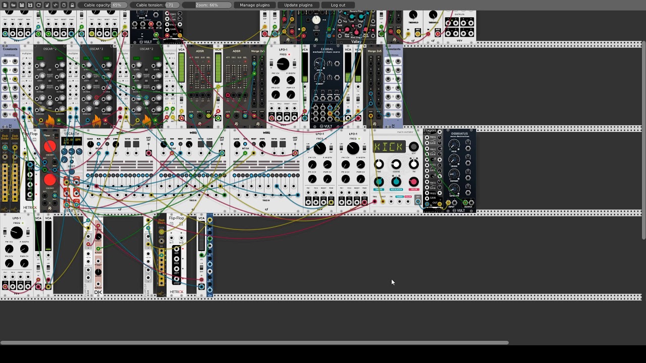 VCV Rack Dub Techno - YouTube