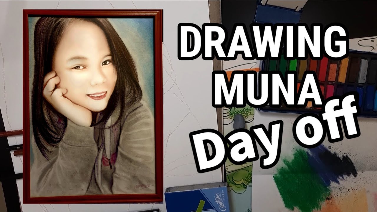 Drawing muna day off - YouTube