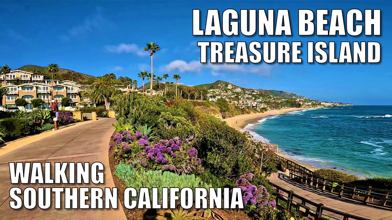 🌴👟Walking TREASURE ISLAND BEACH in LAGUNA BEACH, CALIF - YouTube