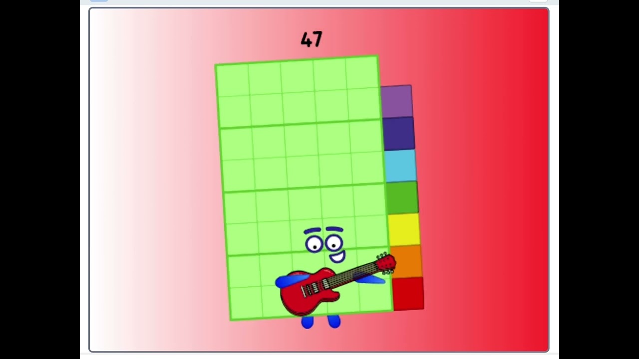 number Blocks band 41-50 - YouTube
