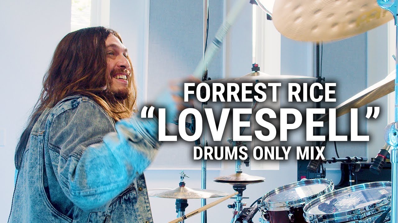 Meinl Cymbals - Forrest Rice - "Lovespell" Drums Only Mix - YouTube