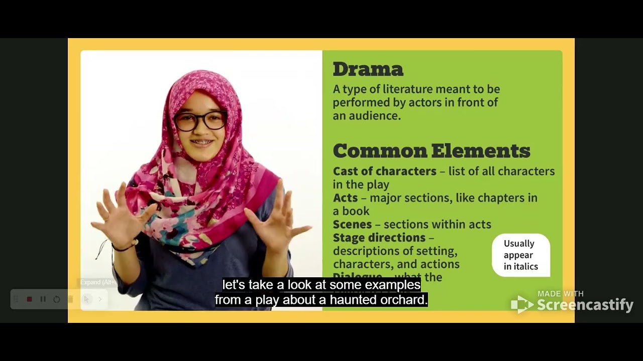 HMH Identify Structural Elements in a Drama - YouTube