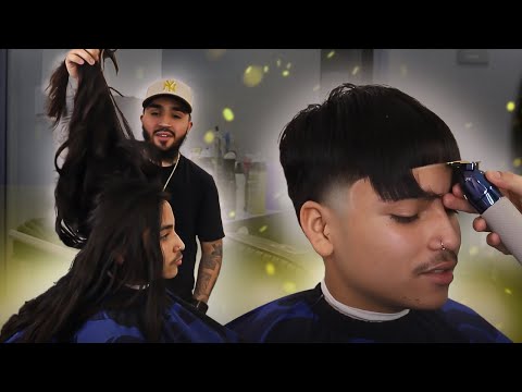 FIRST Haircut in 13 YEARS 😱 Gets an EDGAR!