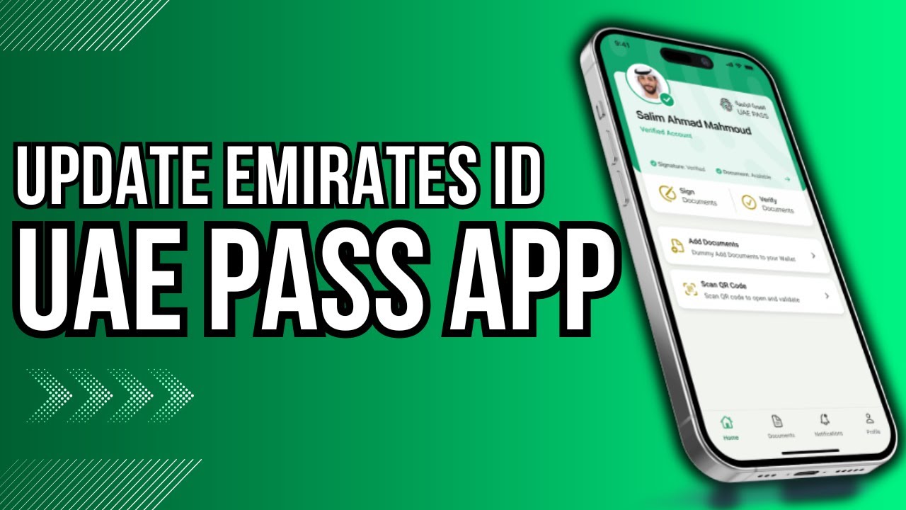 How To Update Your Emirates ID In UAE Pass App - Full Guide! - YouTube