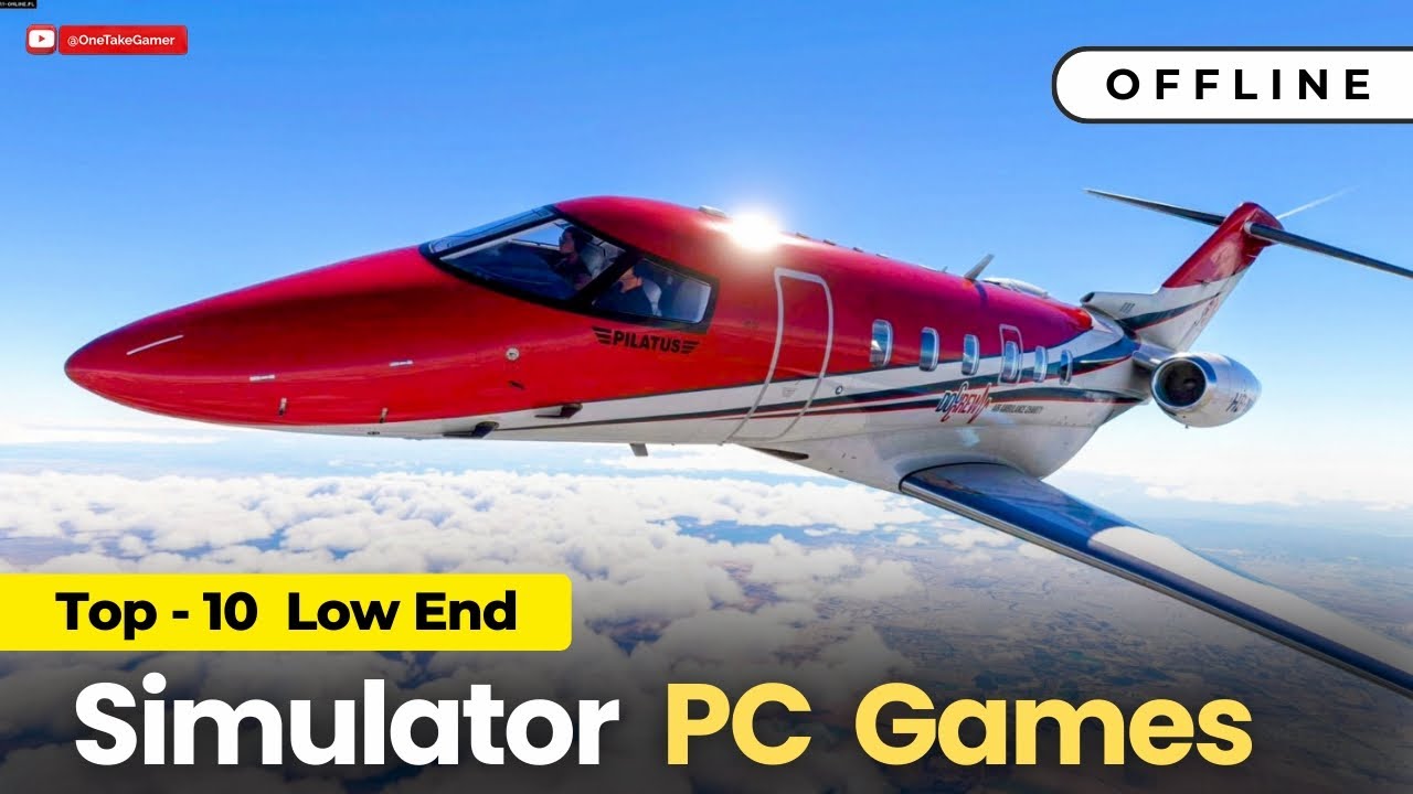 Top 10 Offline Low End PC Simulator Games without Graphics Card || One ...