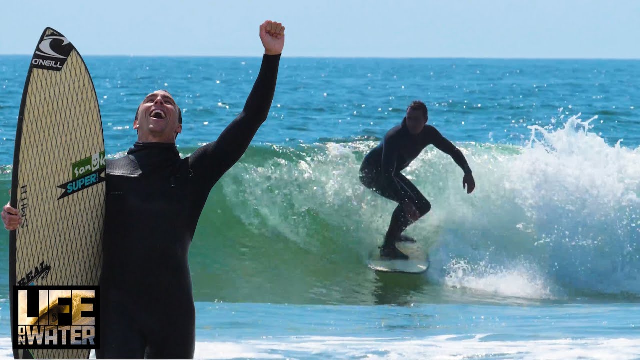 FIRST SURF Post-ANKLE SPRAIN | I'm BACK! - YouTube