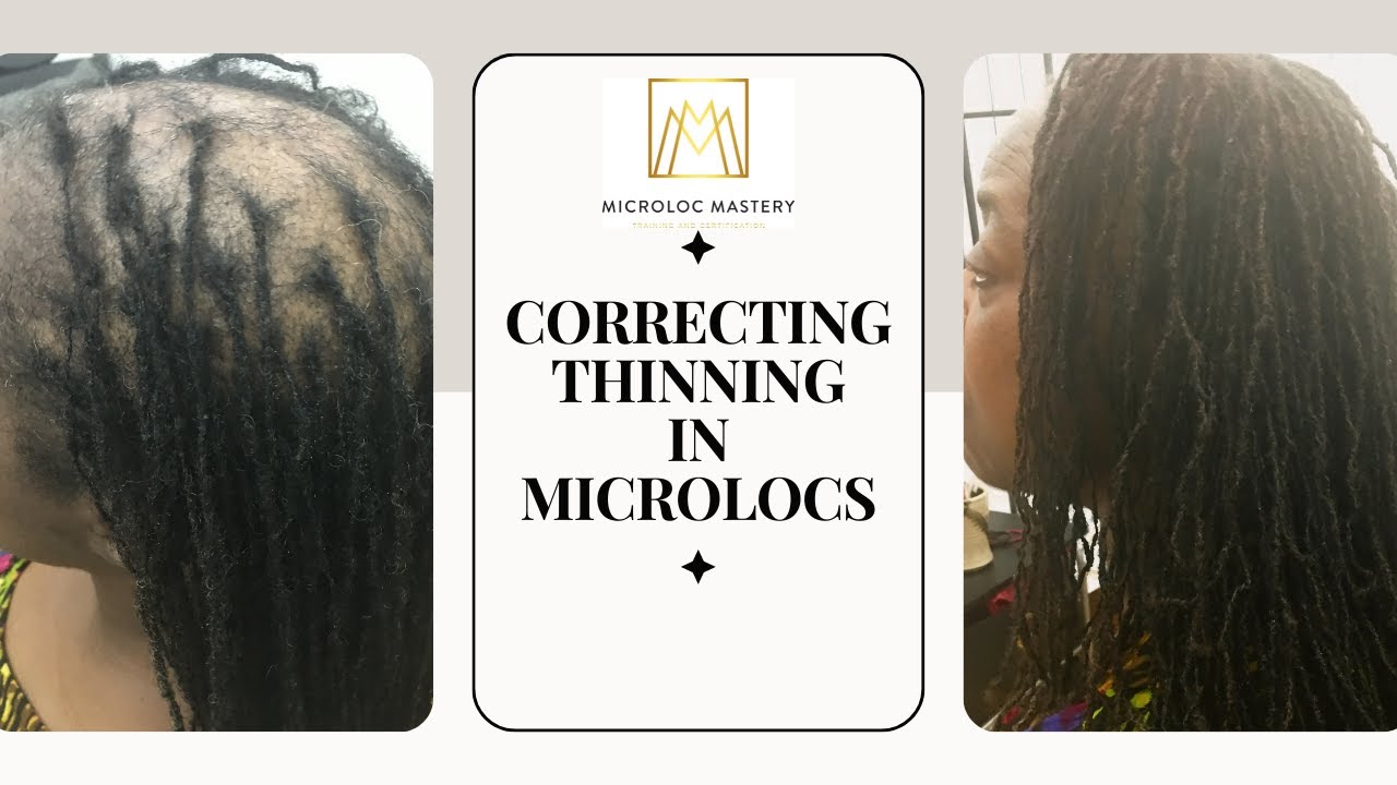Correcting Thinning Microlocs: Microloc Mastery Tip! - YouTube
