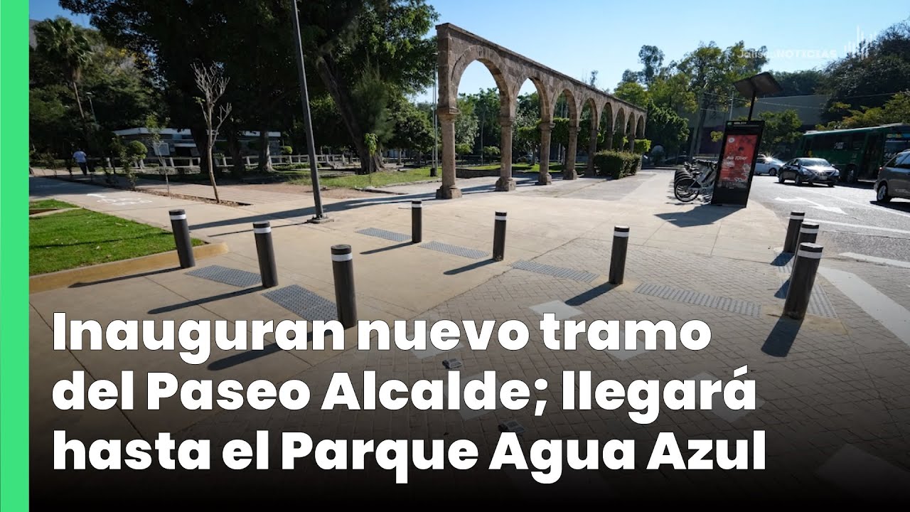 Inauguran nuevo tramo del Paseo Alcalde; llegará hasta el Parque Agua ...