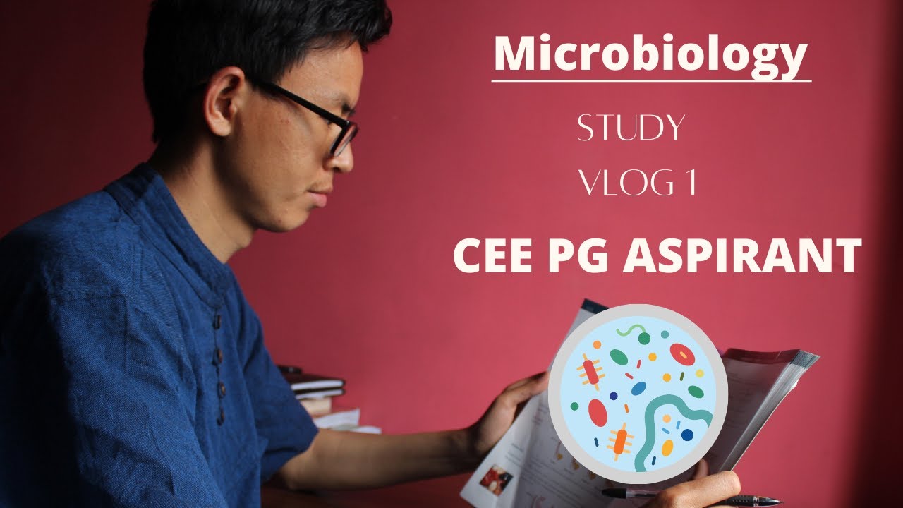 Studying Microbiology 4 hours in evening | CEE PG | Study Vlog 1 - YouTube