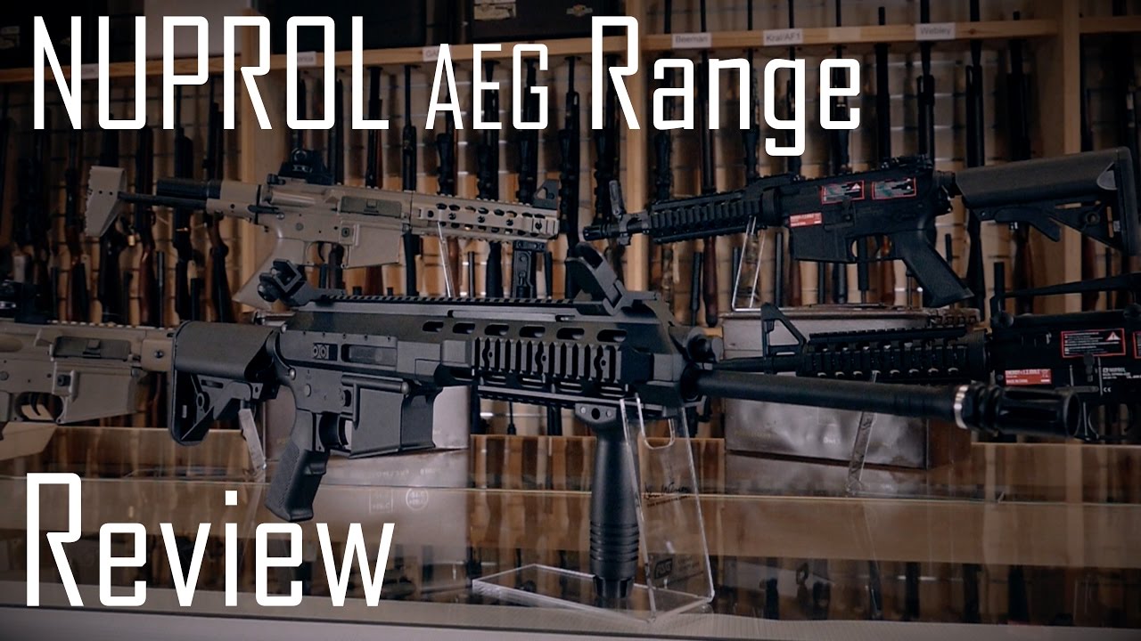Nuprol Delta Airsoft AEG Range Review CSS - YouTube
