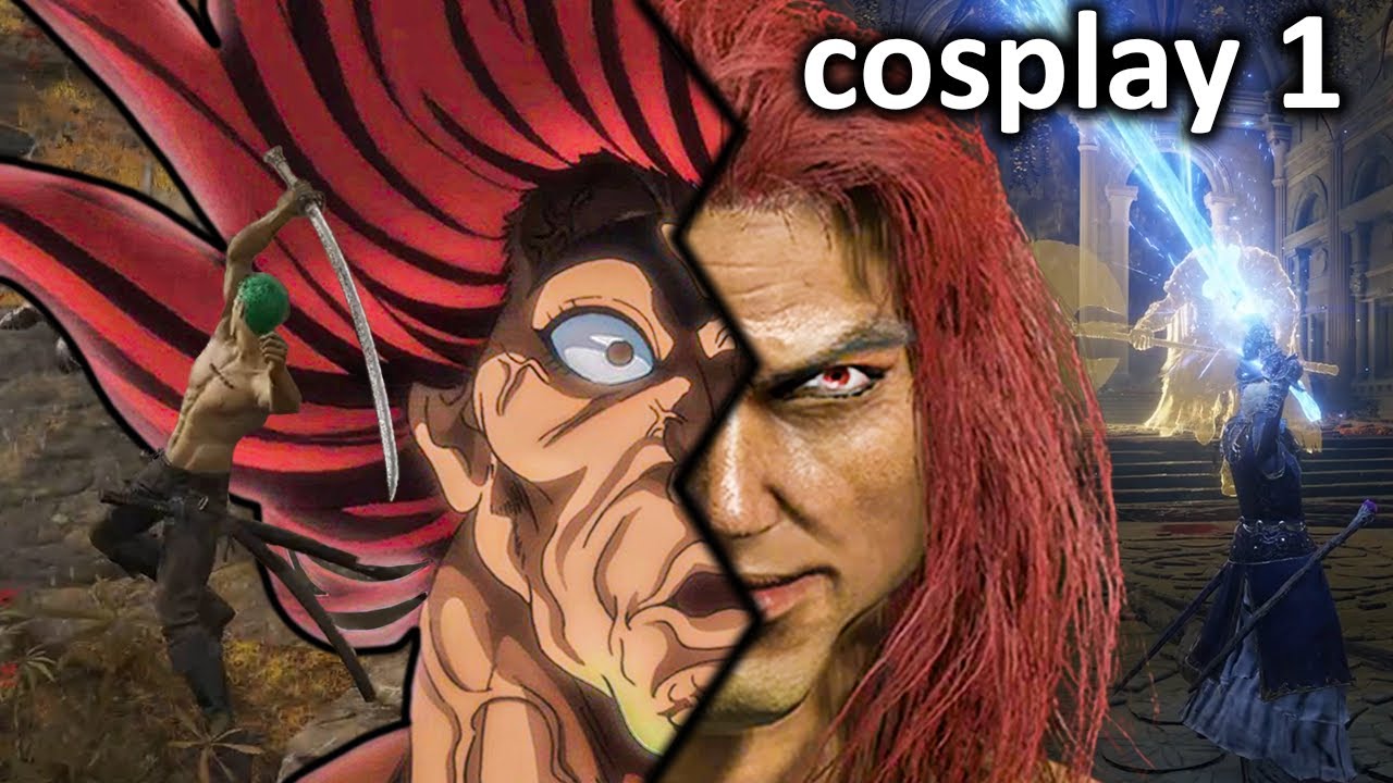 Cosplaying 7 anime characters in Elden Ring - YouTube
