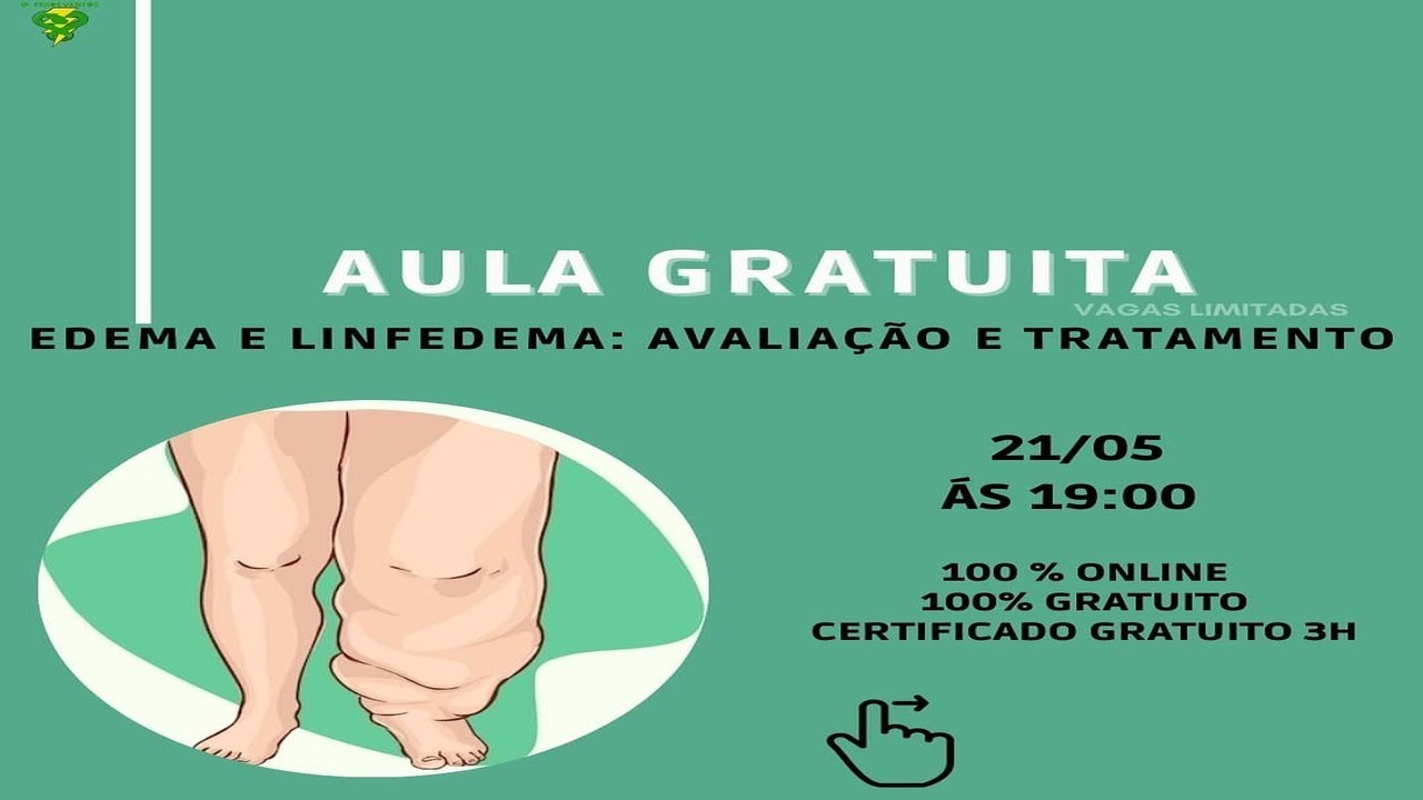 AULA GRATUITA - Edema e Linfedema: Avaliação e Tratamento. - YouTube