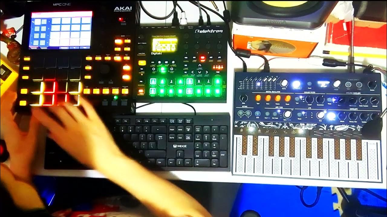 "Gotta Love It" MPC One + Digitakt + Microfreak Live Jam 06-12-2023 - YouTube
