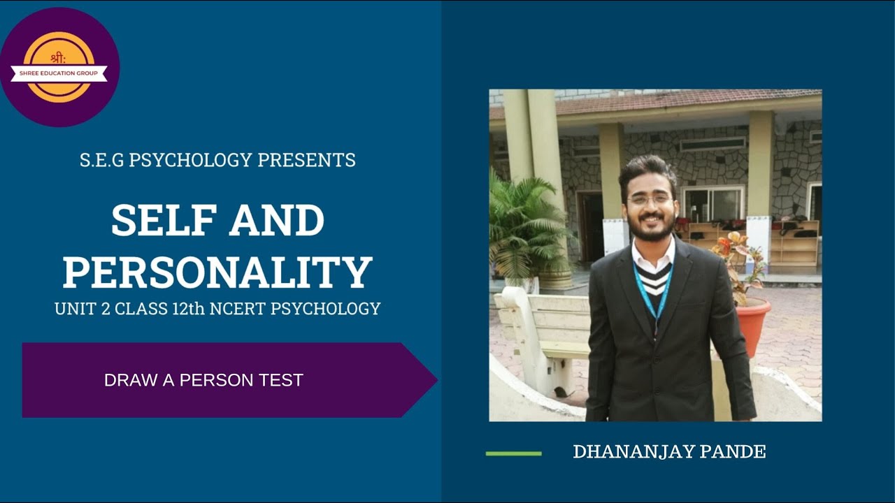 Draw a person test | Chapter 2 Self and Personality | Class 12th ...