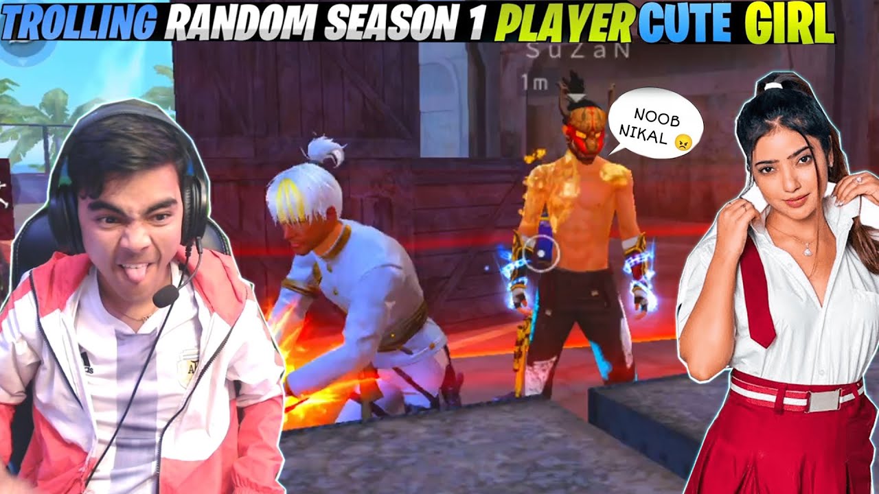 TROLLING RANDOM SEASON 1 & CUTE GIRL ON CS RANKED😂😱 - YouTube