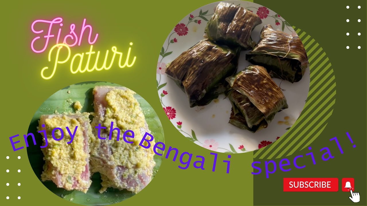 Bhetki Macher Paturi Bengali home recipe | ভেটকি পাতুরি |Easy steps to ...