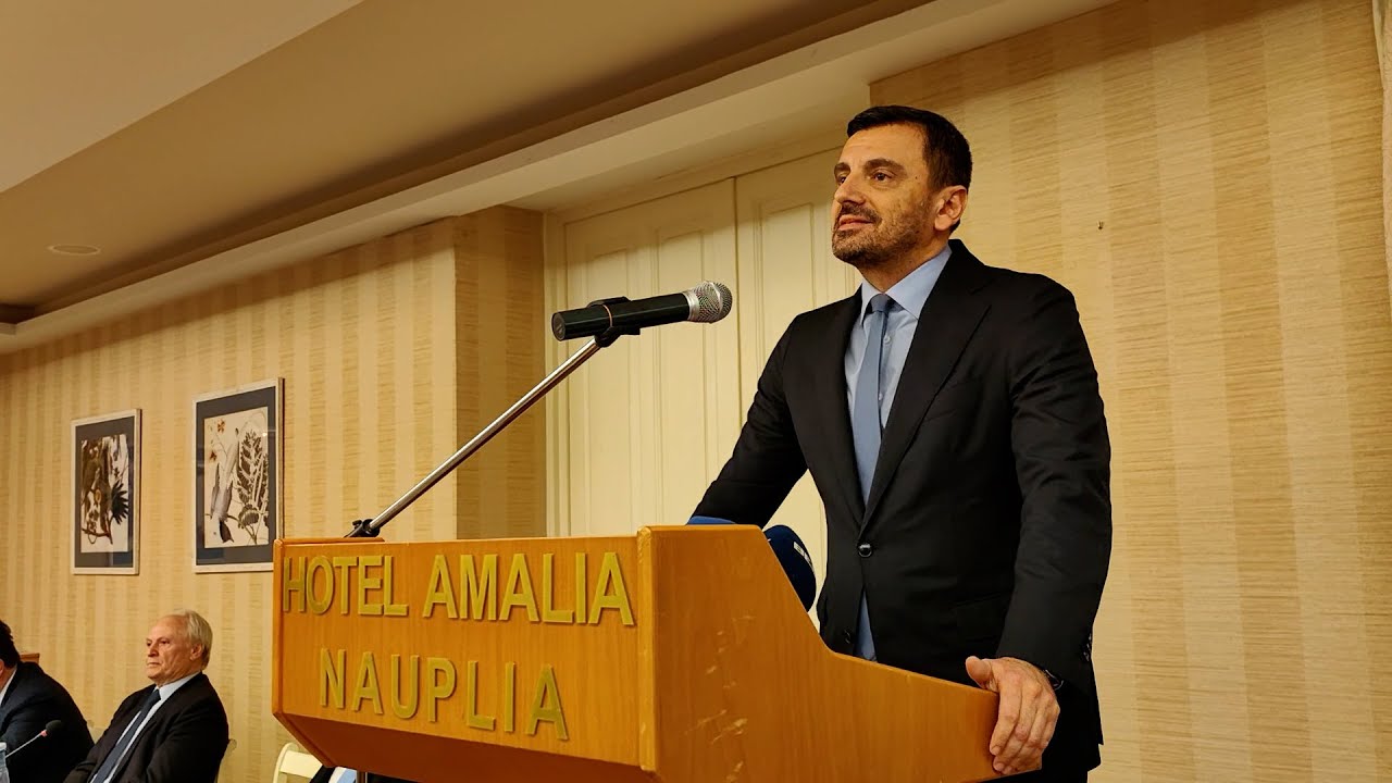 Ο υφυπουργός Προστασίας του Πολίτη, Ανδρέας Νικολακόπουλος, στο Ναύπλιο ...