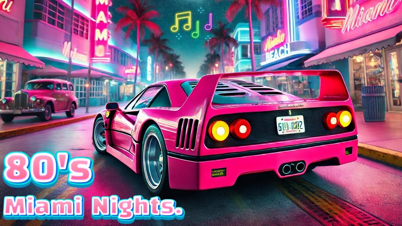 Miami Nights 80s | Retro Neon Dreams & lofi Synthwave Beats - YouTube