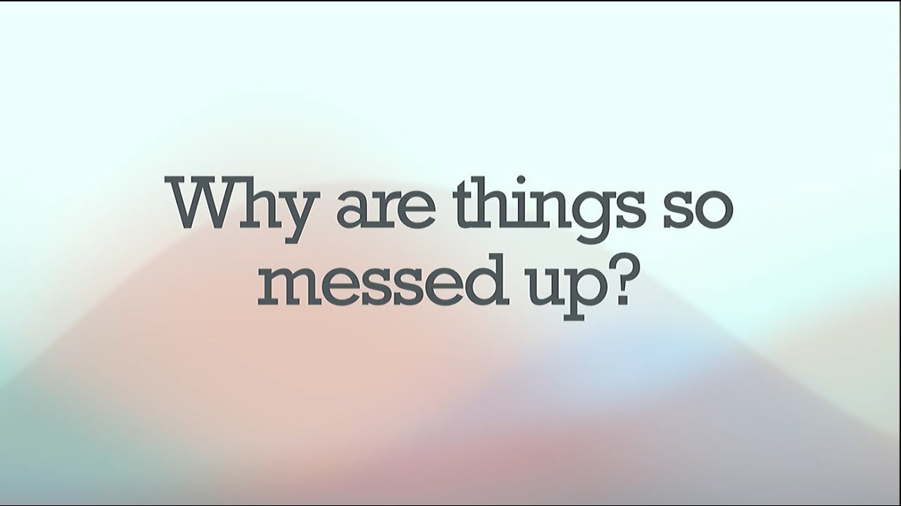 Why Are Things So Messed Up by Bryan Schiele November 24, 2024 - YouTube