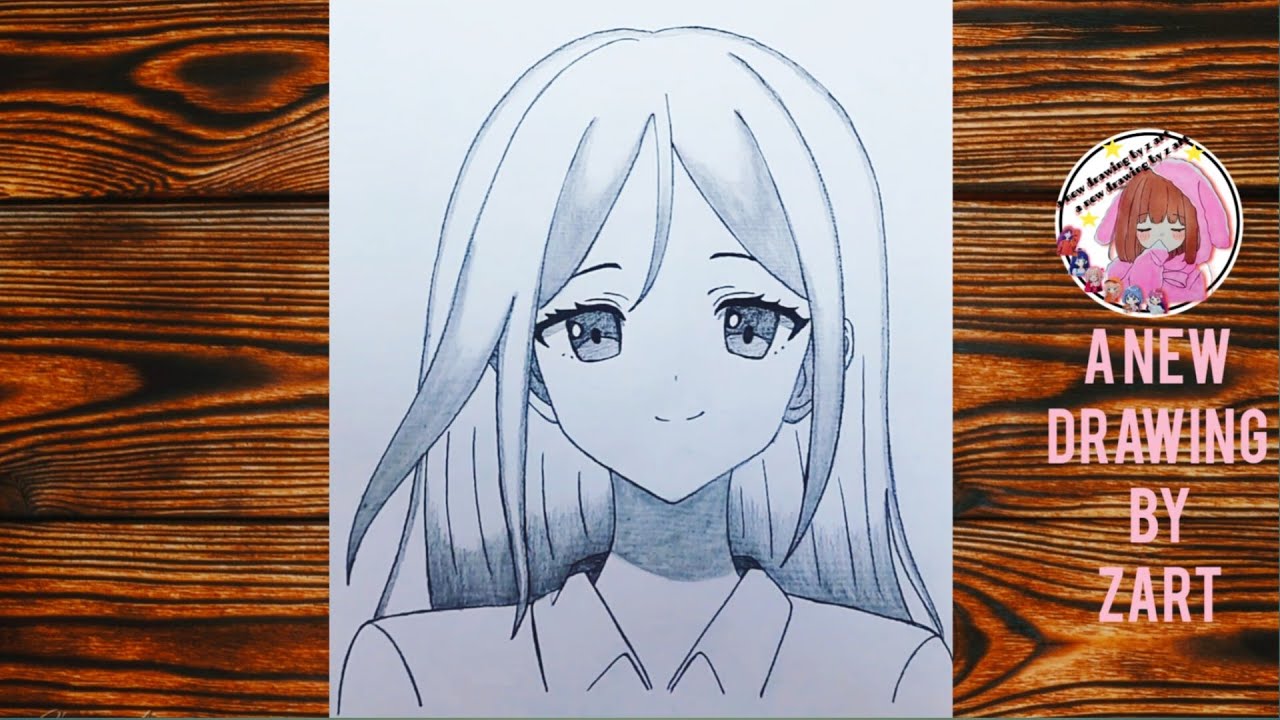 Easy anime drawing step by step | Anime drawing tutorial easy | Anime ...