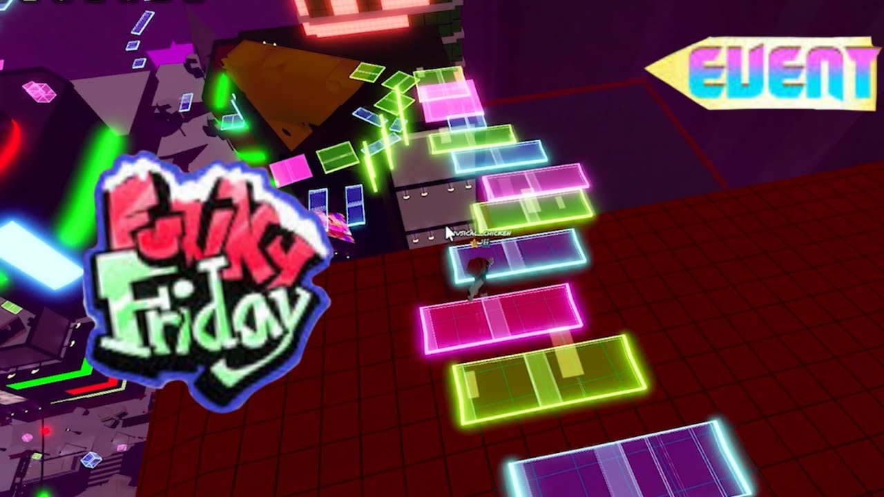 Roblox Funky Friday - What's at the end of the glowing obby? - YouTube