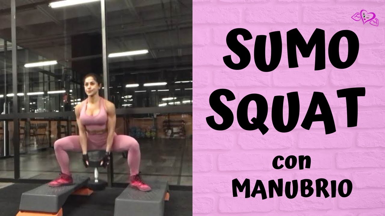 Esecuzione SUMO SQUAT con MANUBRIO - YouTube