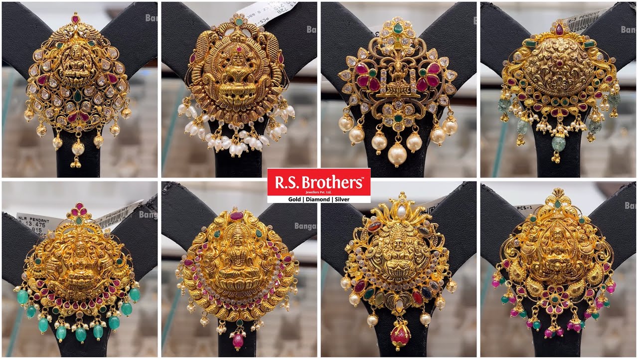 Traditional Pendants, paired with a matchable bead chain, impart an ...