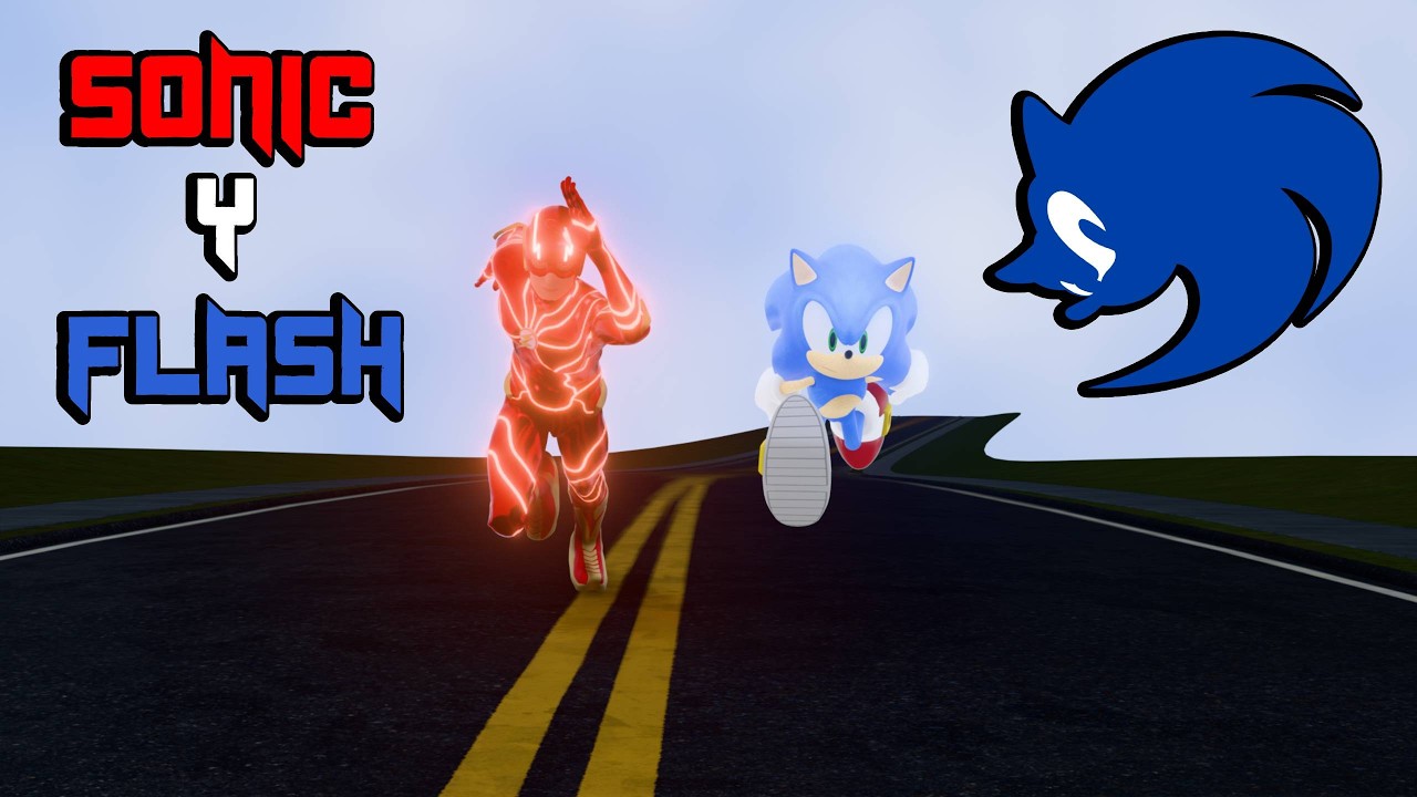 SONIC VS FLASH#sonic #flash #crosover #sonicvsflash #blender - YouTube