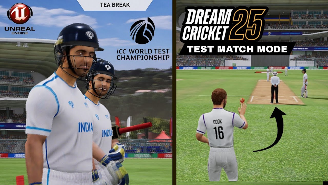 Dream Cricket 25 : New Test Mode Update Exclusive & Realistic Features ...